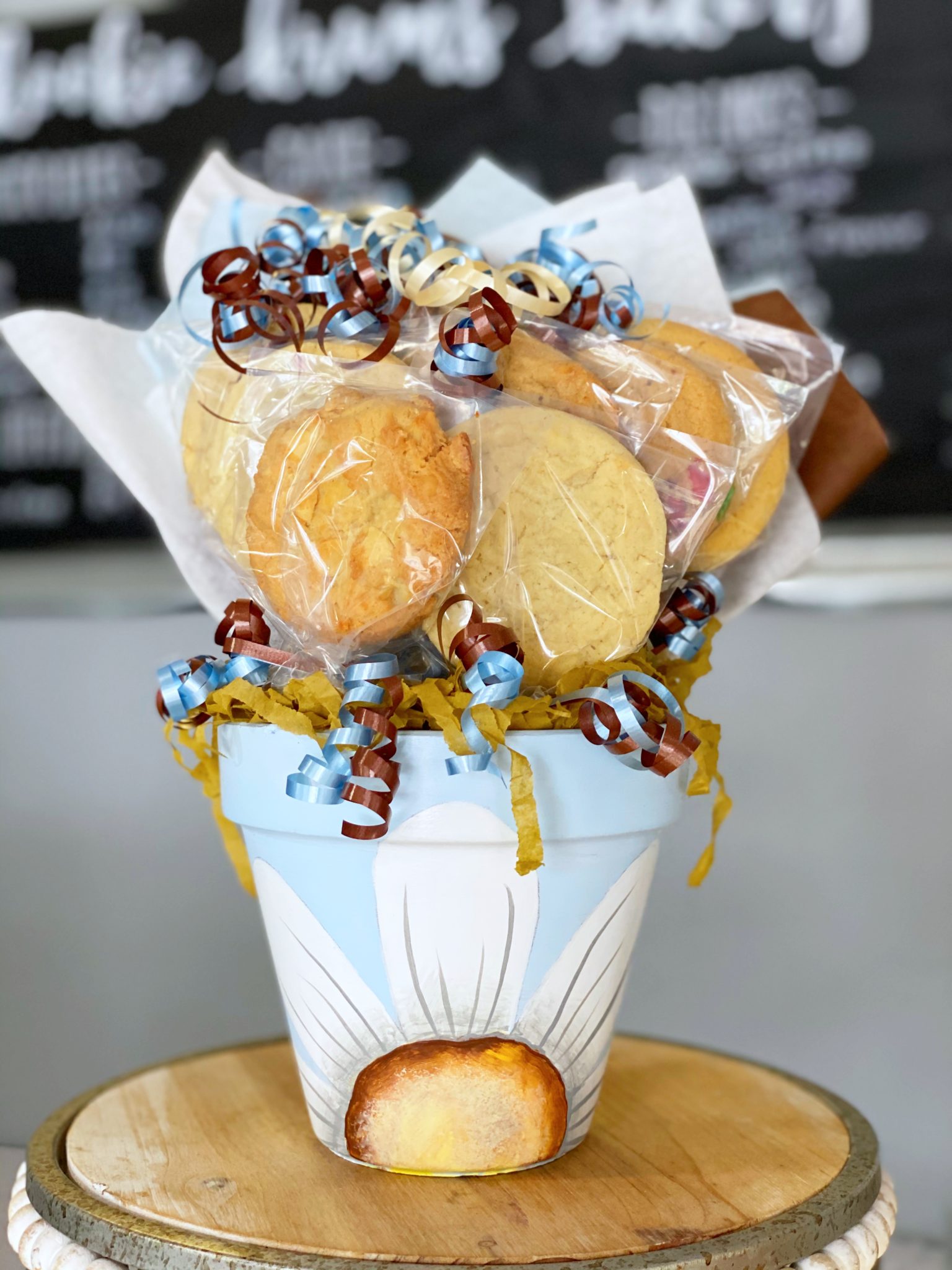 Daisy Cookie Pot - Kookie Krums