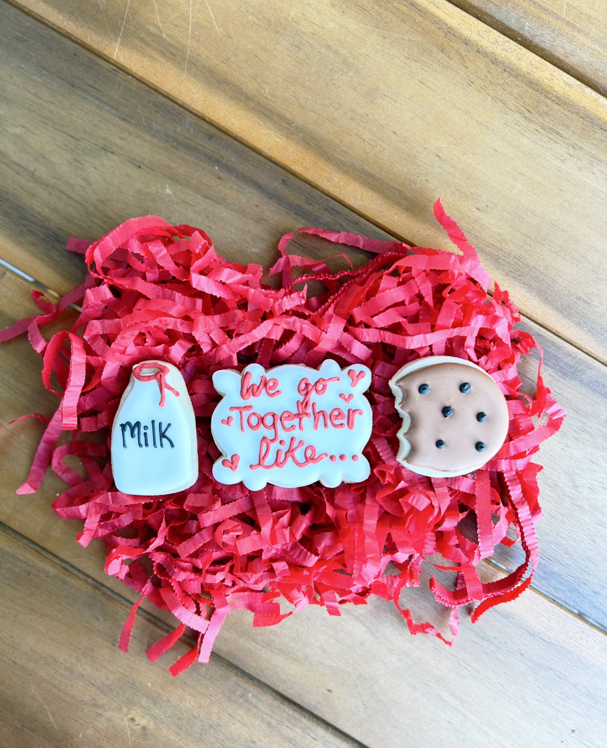 "We Go Together Like" Valentine's Day Cookie Set - Kookie Krums